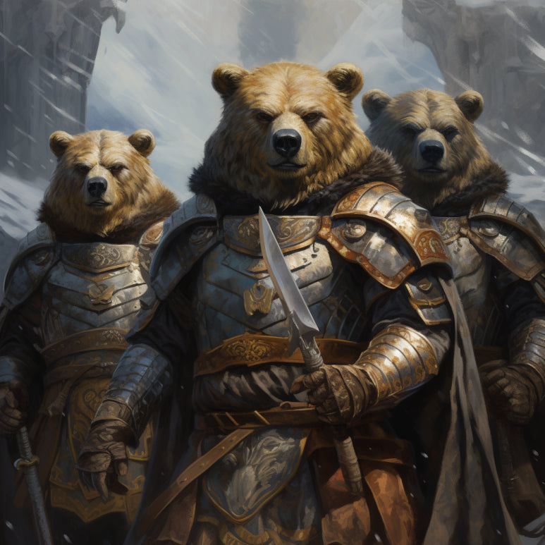 Bears – 3D Board Games Accessories