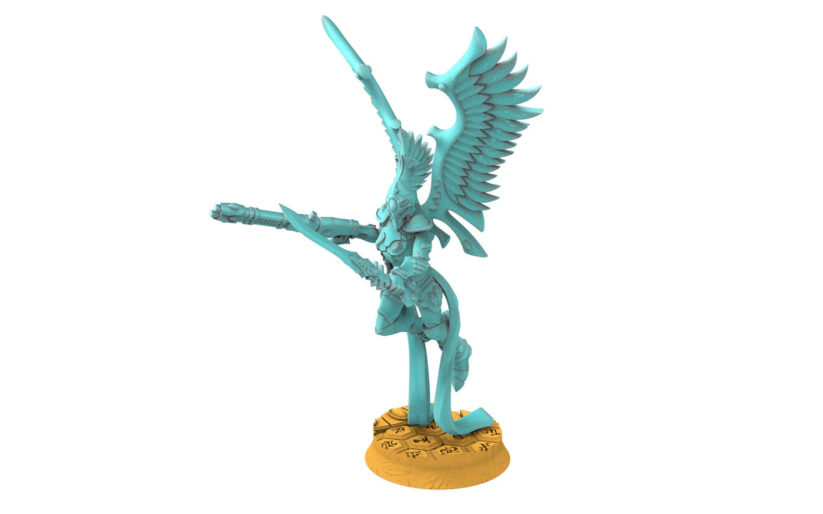 Space Elves - Captain of Elite Sky Fighters eldar Vendettas – 3D Board ...